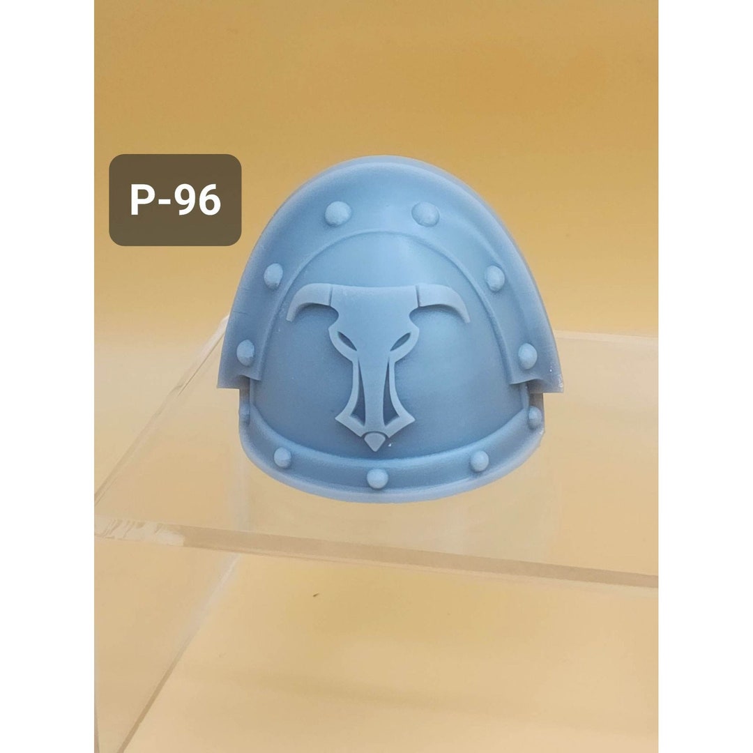 P-96 Minotaur Pauldron Custom Compatible W 7 Mcfarlane Warhammer 40k ...