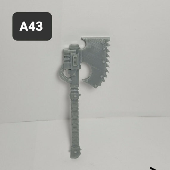 A43 Chain Axe Custom for Mcfarlane Warhammer 40k Space Marines - Etsy