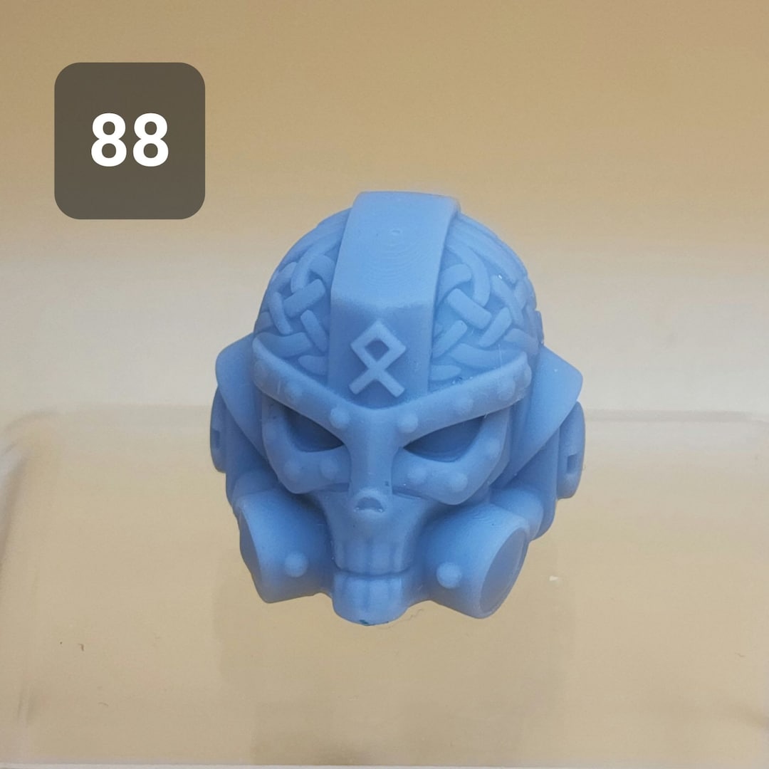 88- Space Wolf Helmet Custom Compatible W Mcfarlane Warhammer 40k Space ...