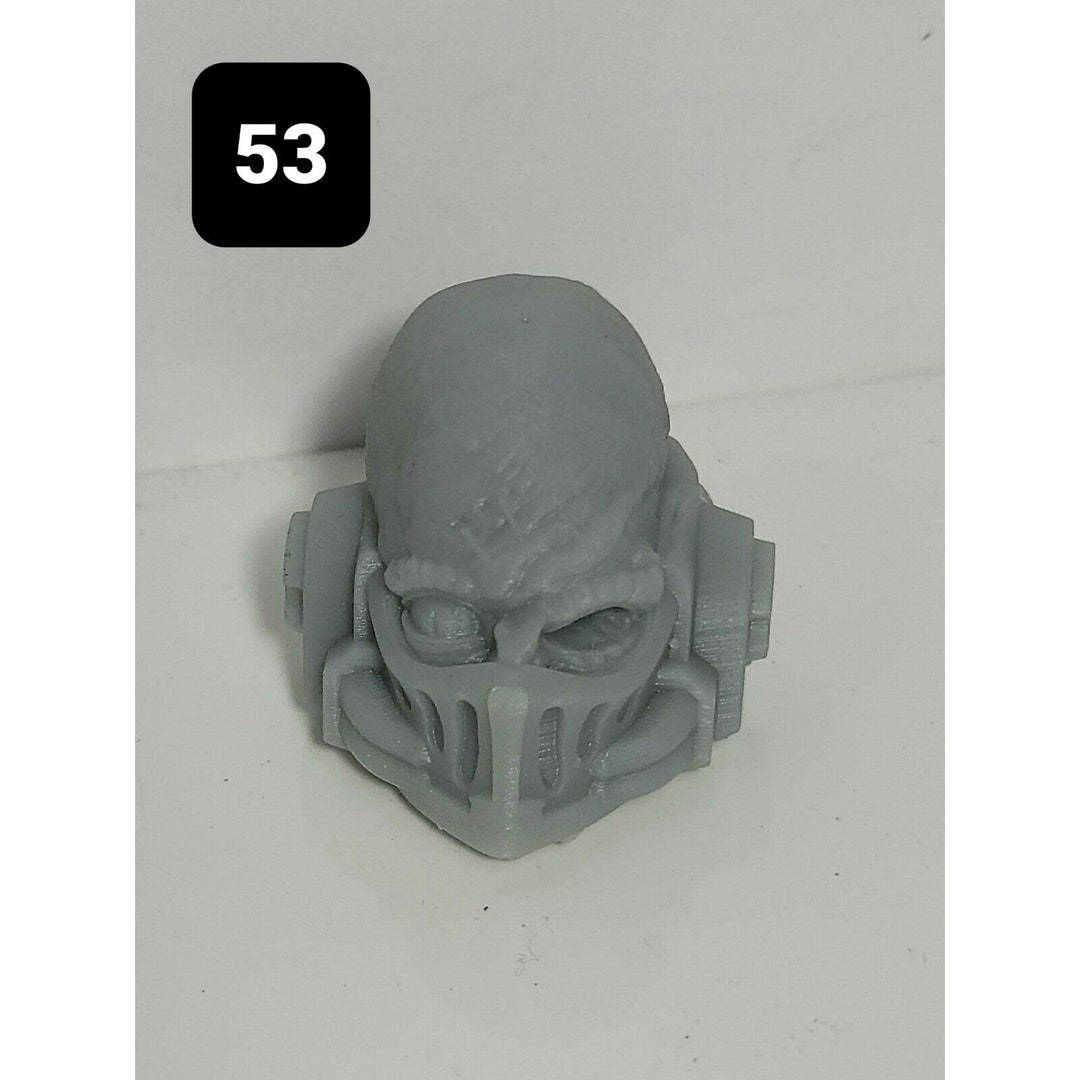 53 Death Guard Helm V5 Custom Compatible W Mcfarlane Warhammer 40k ...