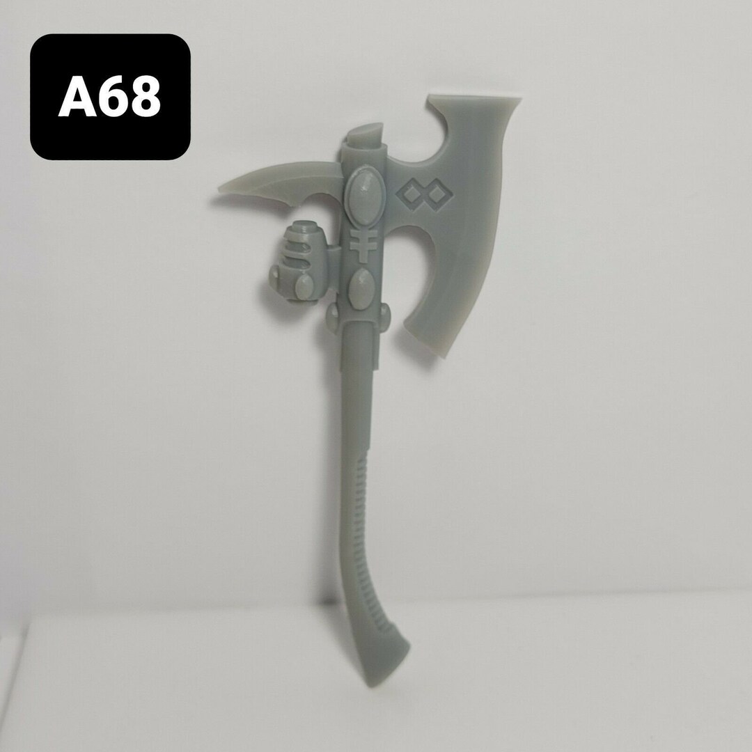 A68 Space Elf Axe V1 Custom for Mcfarlane Warhammer 40k Space Marines ...
