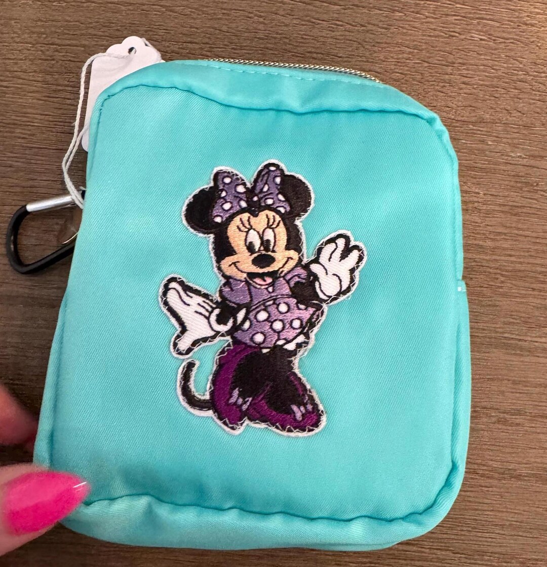 Nylon Minnie Mouse Pouch, Travel Bag, Pencil Case, Makeup Bag - Etsy