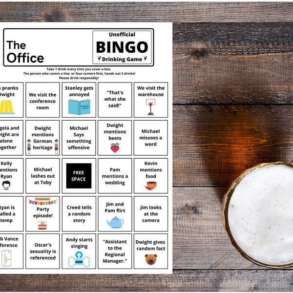 Office Bingo - Etsy