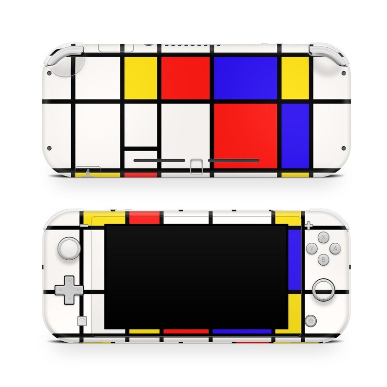 Nintendo Switch Lite Skin Mondrian,painting Art Switch Lite Skin ...