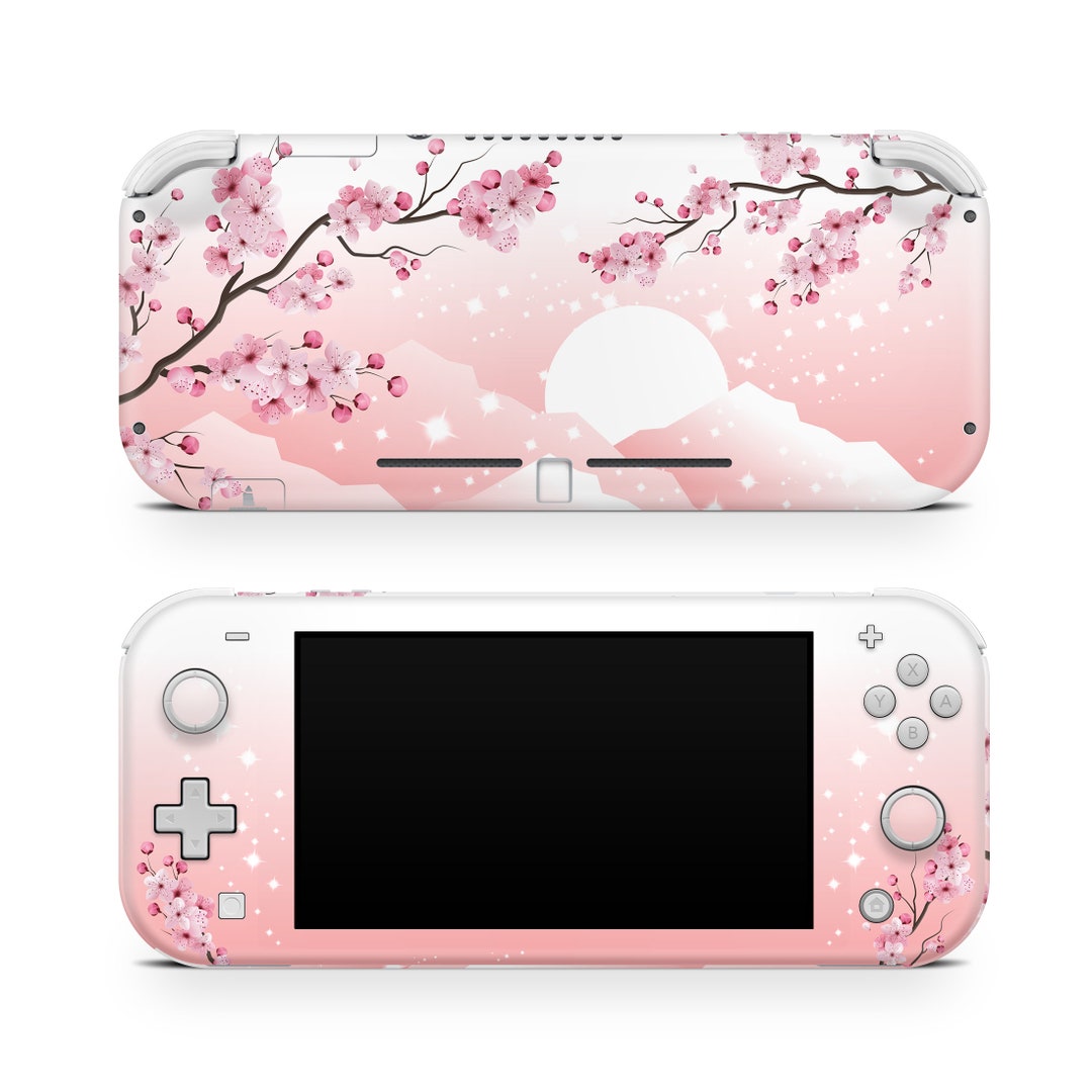 Nintendo Switch Lite Skin Sakura ,cherry Blossom Switch Lite Skin Beige Full Cover 3m - Etsy
