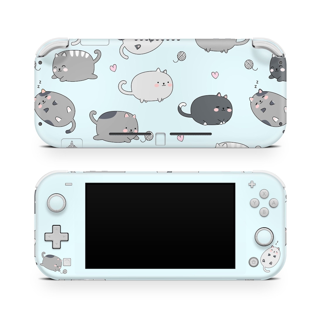 Nintendo Switch Lite Skin Kawaii Cute Chubby Cat Switch Lite - Etsy