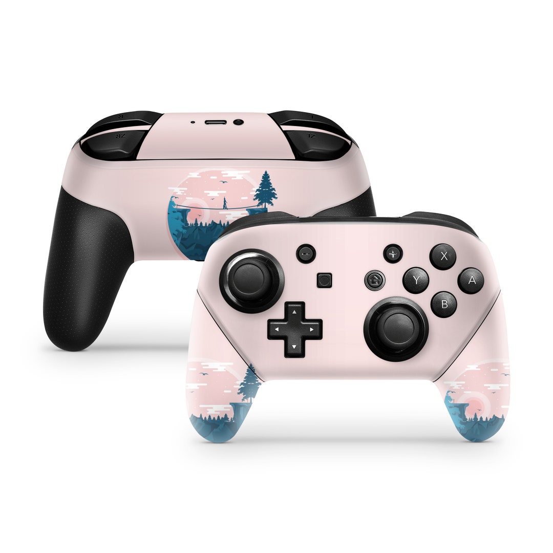 Nintendo Switch Pro Controller Skin Mountain, Tightrope Kawaii Skin Pro ...