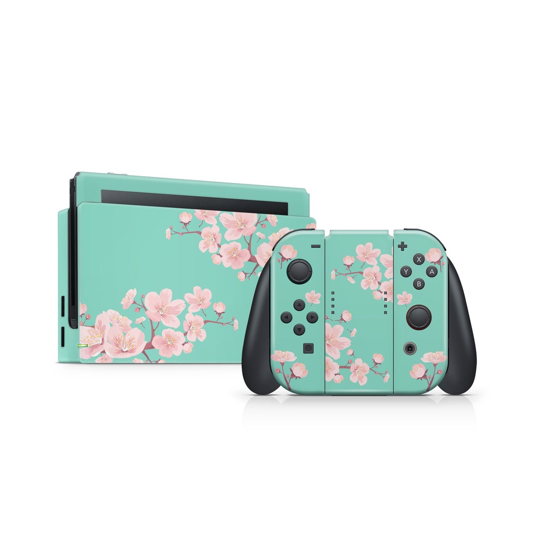 Nintendo Switch Skin Cherries Flowers Sakura Switch Skin Full - Etsy
