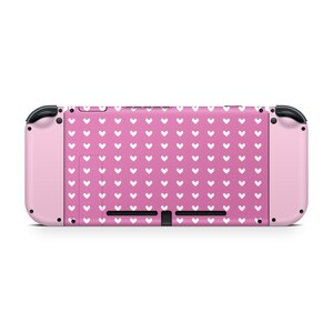 Pink Nintendo Switch Skin, Cute Cat Skin, Pet Switch Skin Full Wrap 3m ...