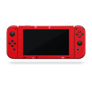 Nintendo Switch Skin Cute Strawberry, Strawberry Switch Skin Full Cover ...