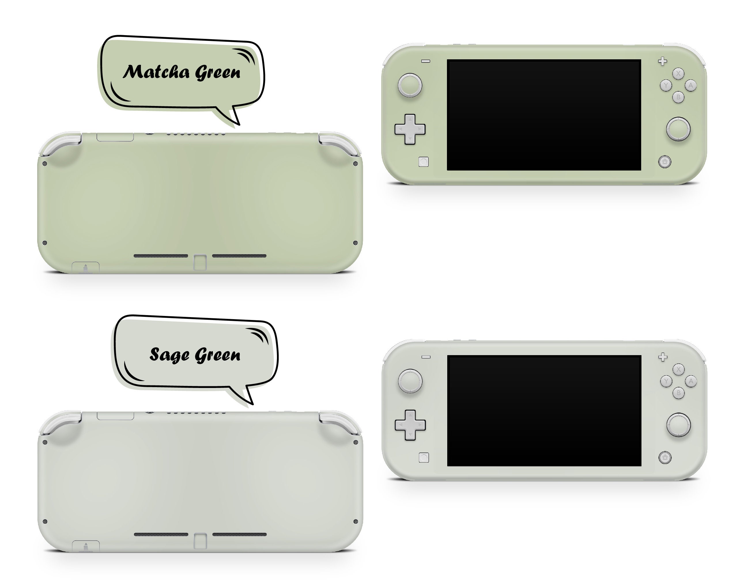 Classic Nintendo Switch Lite Skin Solid Color Blocking Simple - Etsy