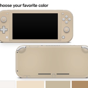 Nintendo Switch Lite Skin Pastel Solid Color, Switch Lite Skin Cream ...
