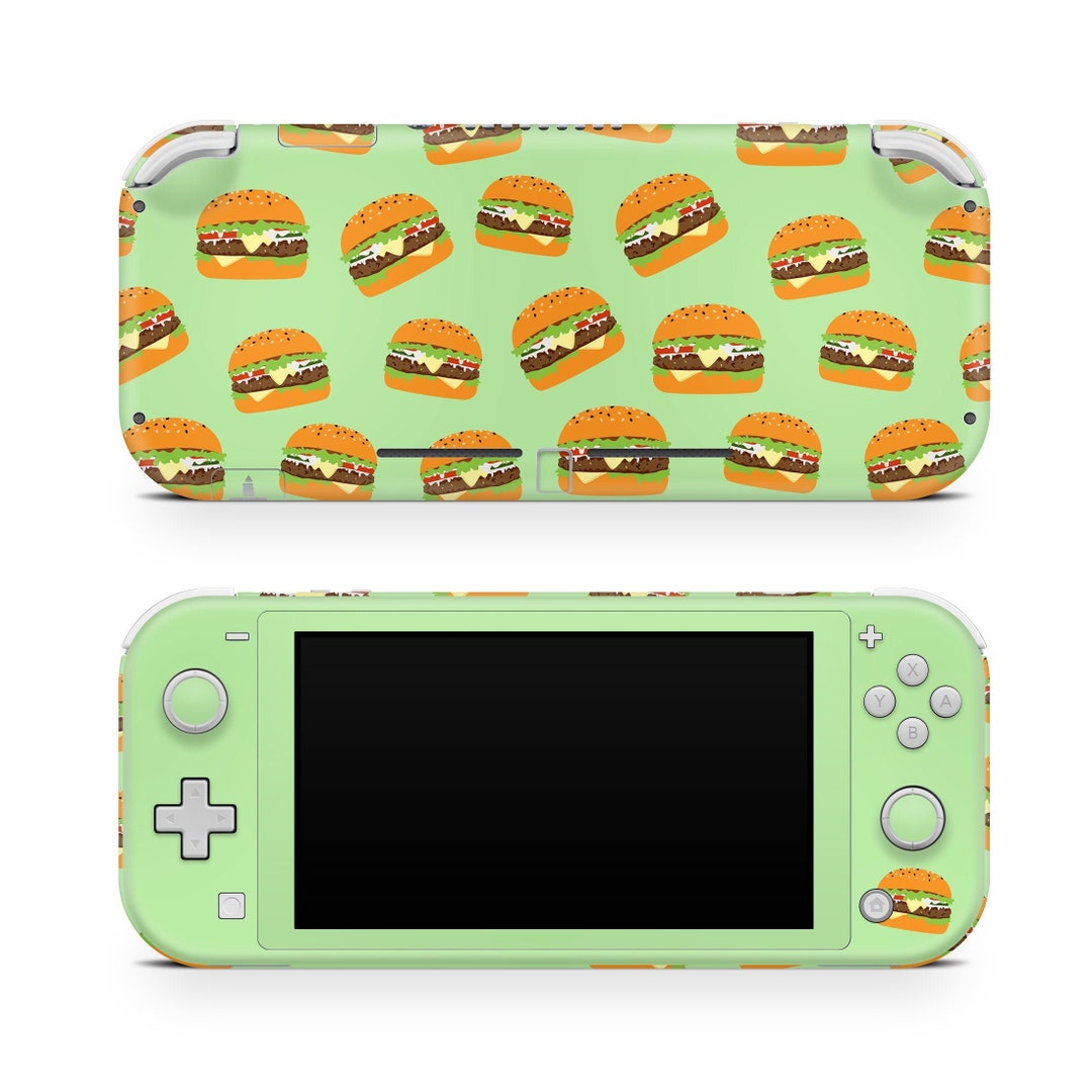 Nintendo Switch Lite Skin Cute Hamburger, Kawaii Switch Lite Skin Full ...