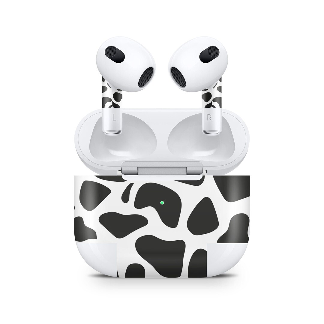 Dalmatian Apple AirPod Skins, Leopard Airpods Sticker for Airpods 3 ...