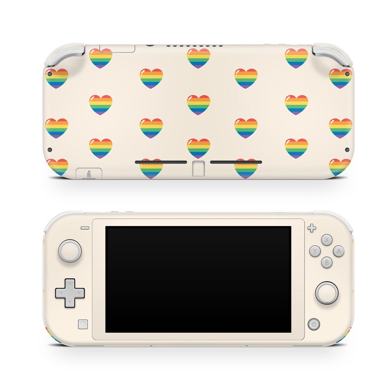Nintendo Switch Lite Skin Heart Pansexual Pride Switch Lite | Etsy