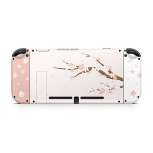 Nintendo Switch Skin Cherries Blossoms, Beige Flowers Sakura Blossoms Full Cover 3m - Etsy