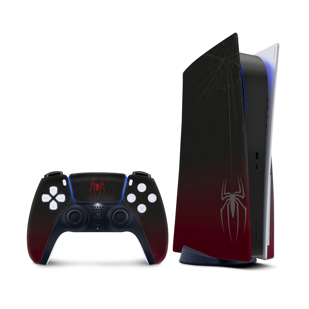 Ps5 Skin Spider, Playstation 5 Skin Superheroes, Controller Vinyl 3m ...