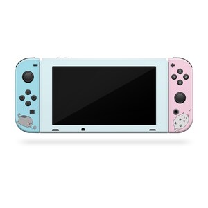 Kawaii Nintendo Switch Skin, Cute Cats Switch Skin, Pet Pastel Switch ...