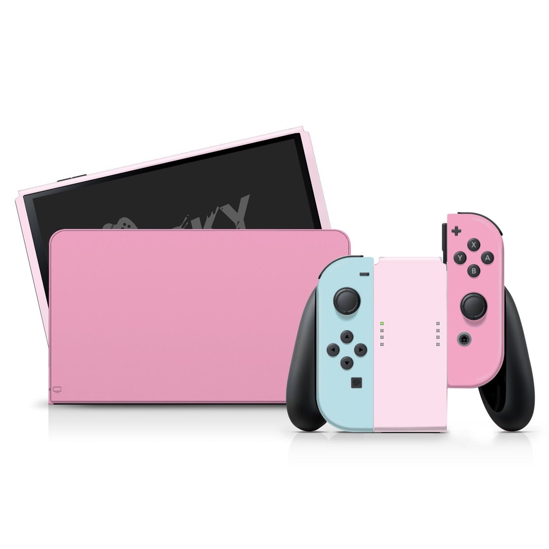 Pink Nintendo Switch Oled Skin , Pastel Colorwave Switch Oled Skin ...