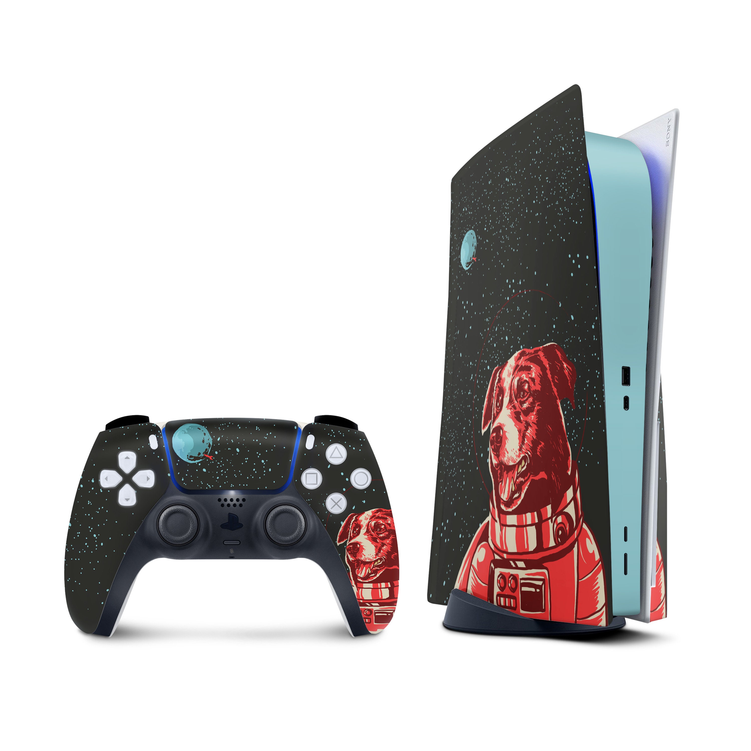 Ps5 Skin Space Dog Playstation 5 Controller Skin Vinyl 3m - Etsy Canada