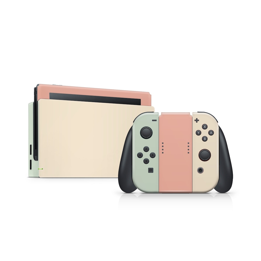 Nintendo Switch Skin Retro Pastel, Color Blocking Switch Skin Colorwave ...