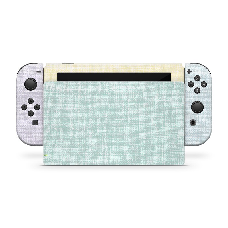 Retro Pastel Nintendo Switches Skin fabric Texture Colorwave - Etsy