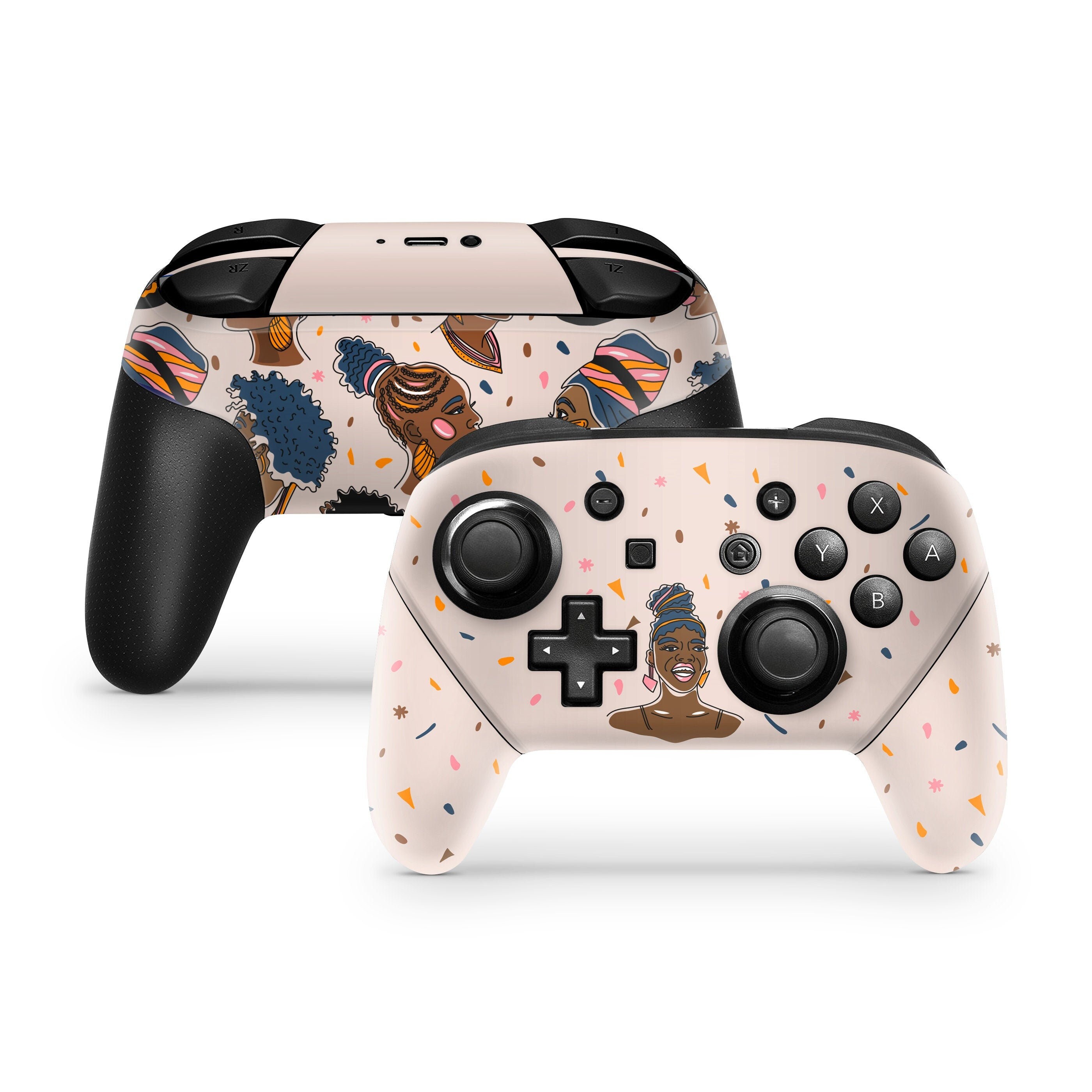 Nintendo Switch Pro Controller Skin Black Lives Matte, Purple Skin Pro ...