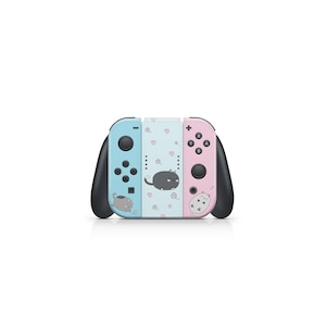 Kawaii Nintendo Switch Skin, Cute Cats Switch Skin, Pet Pastel Switch ...