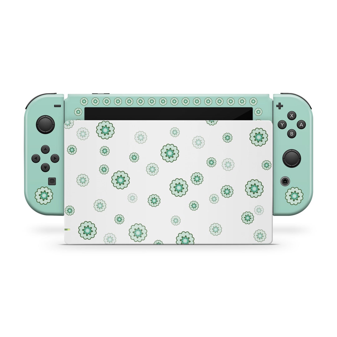 Clearance 70% Sale - Nintendo Switch Skin, Green Pastel Switch Skin ...