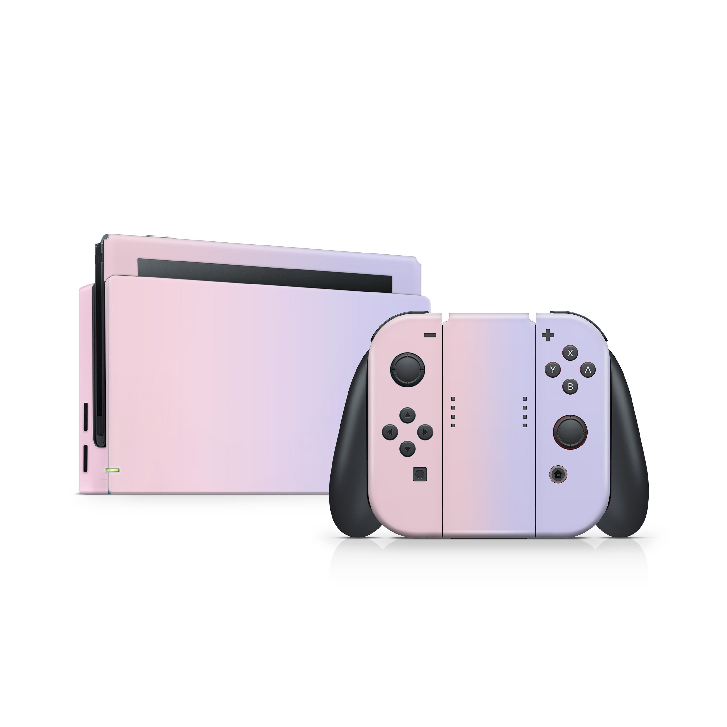 Nintendo Switches Skin Duo Color Pastel Pink Baby Pink - Etsy