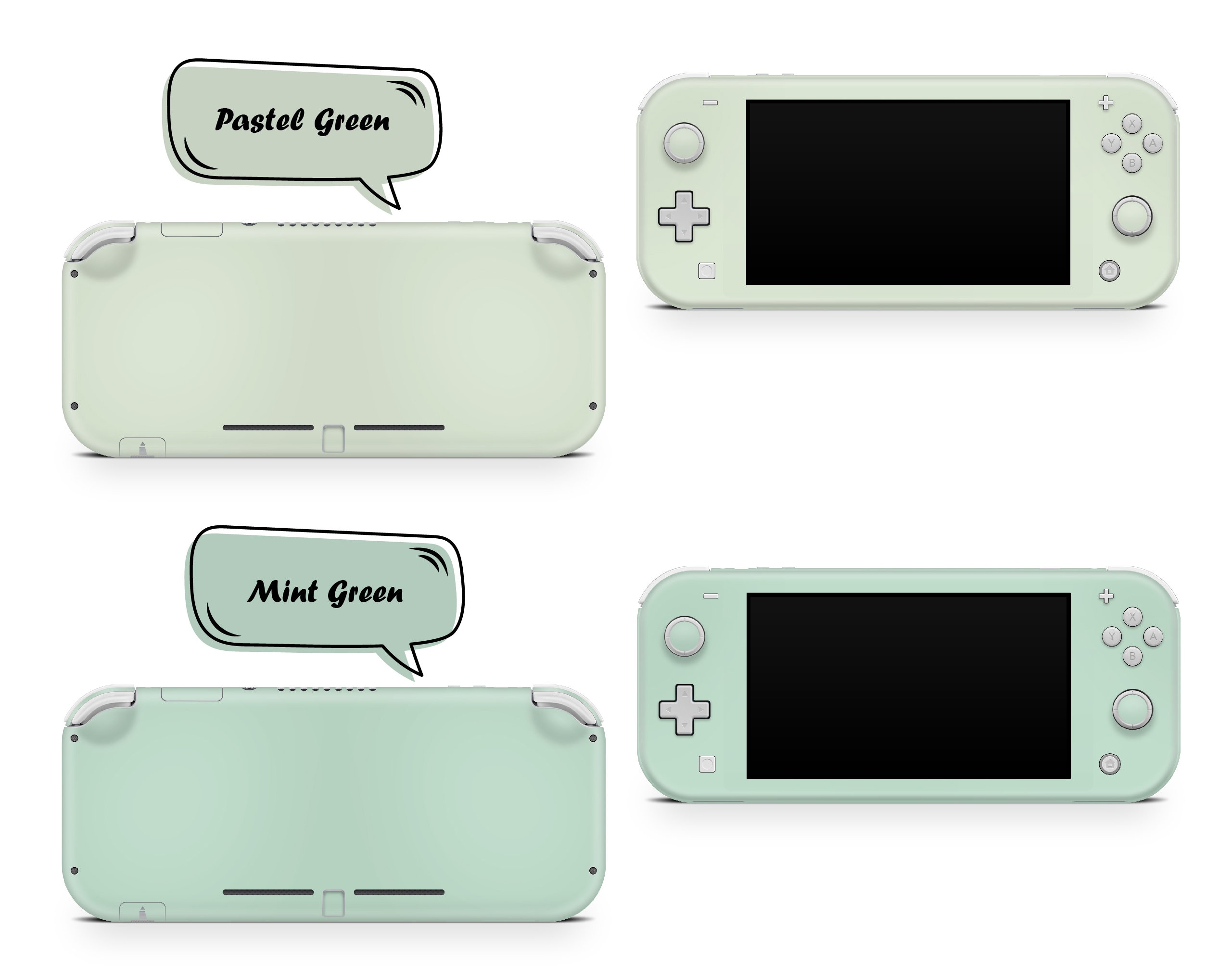 Classic Nintendo Switch Lite Skin Solid Color Blocking Simple - Etsy