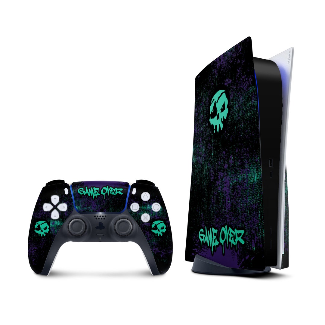 Ps5 Skin Game Over, Playstation 5 Controller Skin, Vinyl 3m Stickers ...