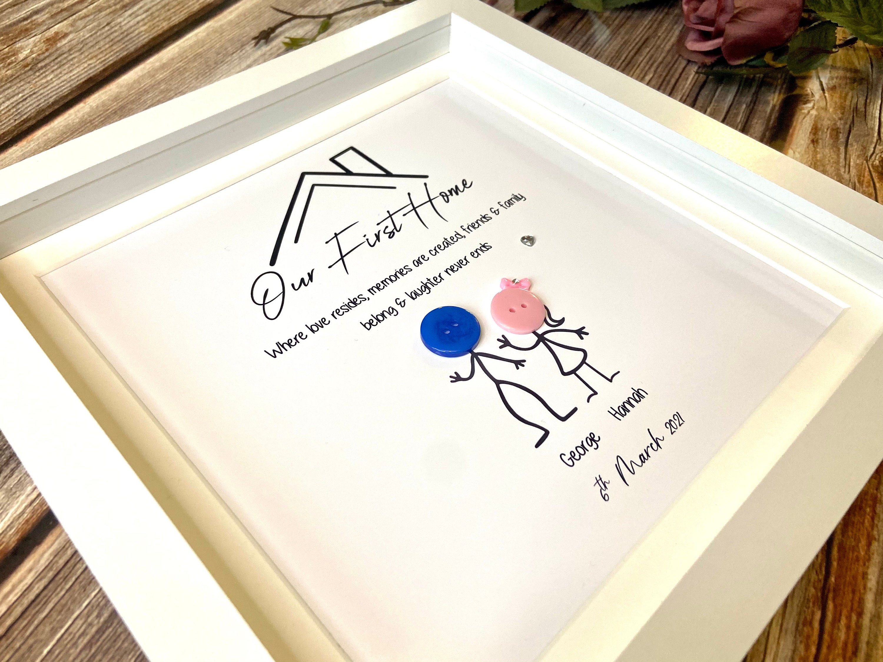 New Home Frame Our First Home Frame Personalised New Home | Etsy UK