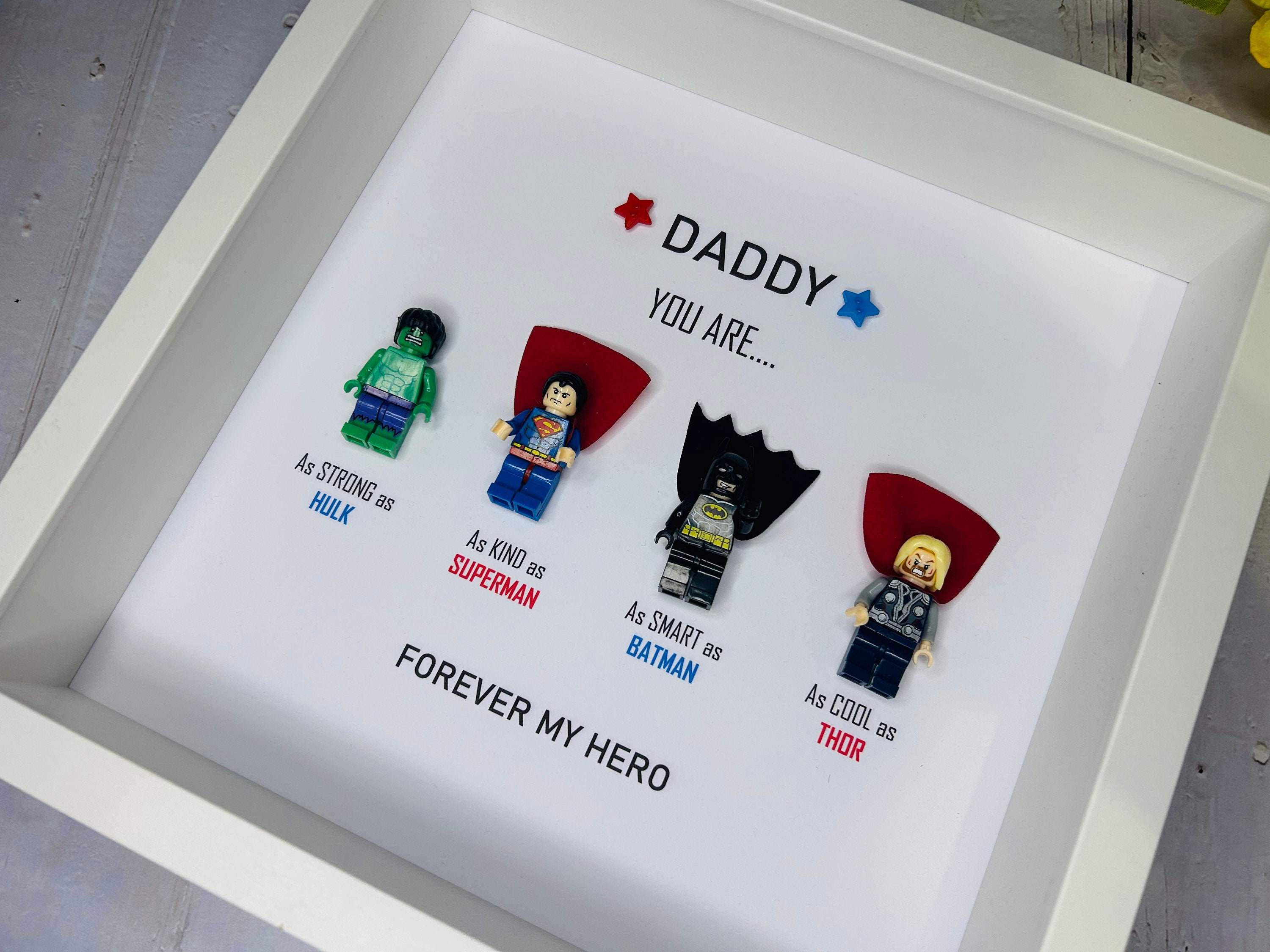 Superhero Frame, Fathers Day Frame, Daddy Frame, Birthday Frame ...