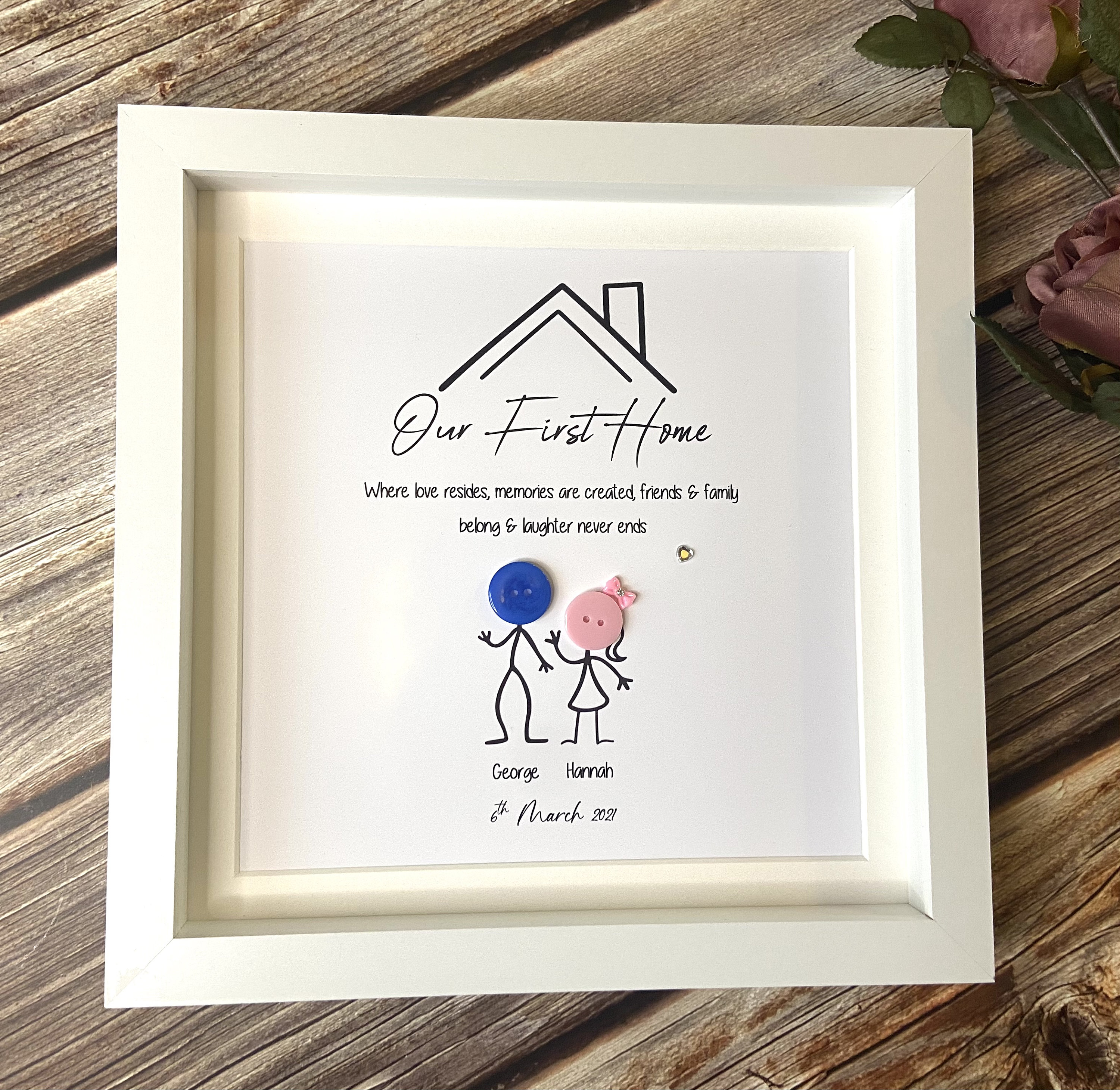 New Home Frame Our First Home Frame Personalised New Home | Etsy UK