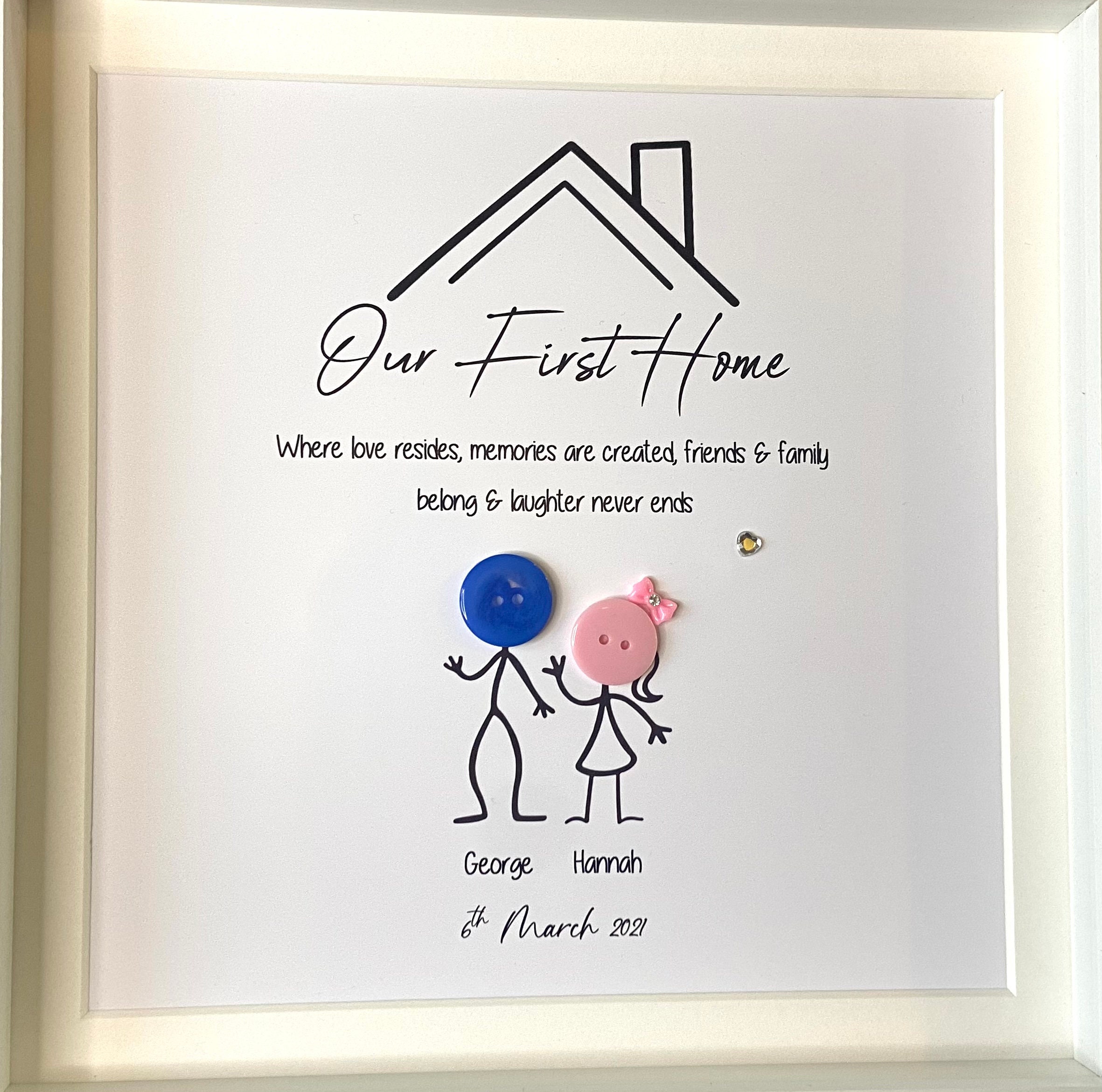 New Home Frame Our First Home Frame Personalised New Home | Etsy UK