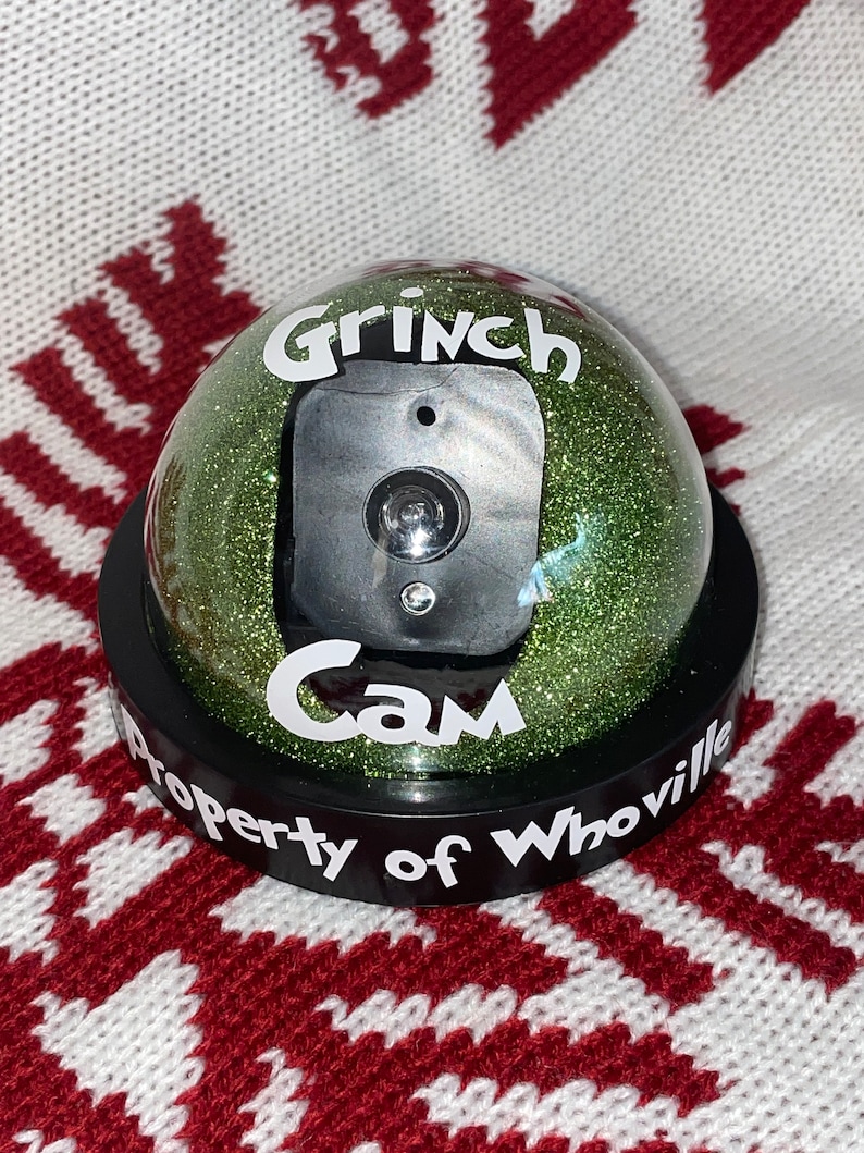 Santa Cam Grinch Cam & Elf Cams Pretend Holiday Security Spy Cameras ...