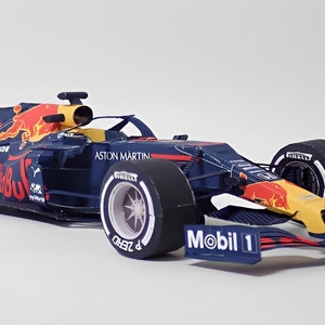 Honda Racing Red Bull RB16 Papercraft Kit | Lowpoly F1 Sculpture | DIY ...