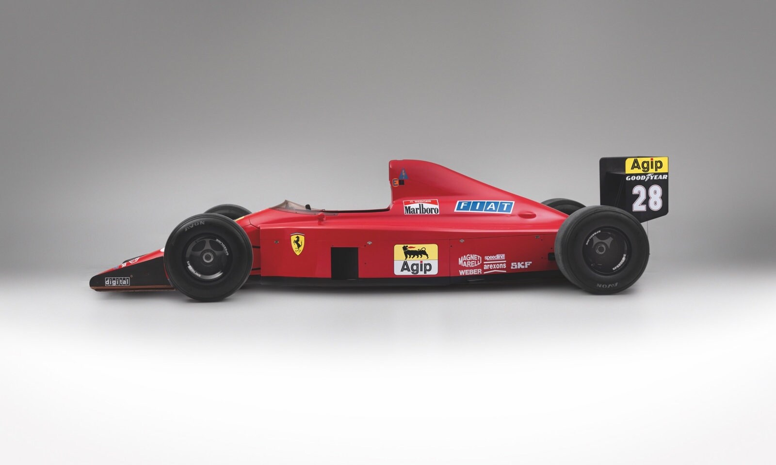 Ferrari 640 | F1-89 Papercraft Kit | Lowpoly F1 Sculpture | DIY Paper ...