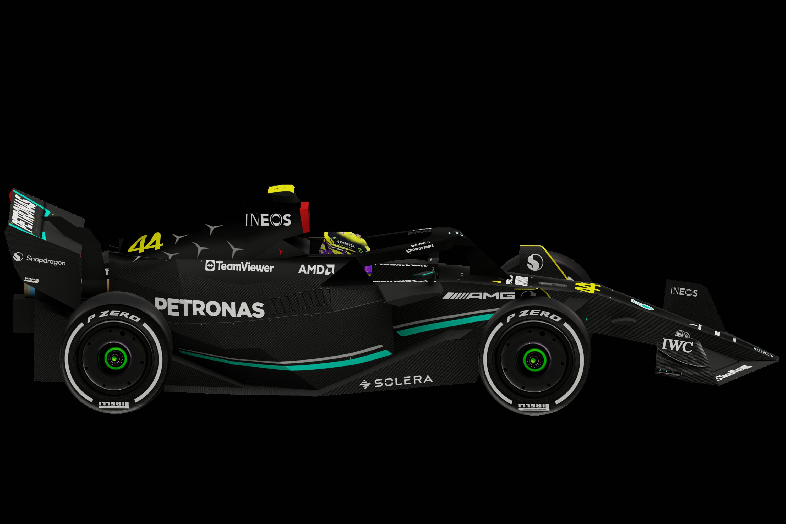 Mercedes W14 Papercraft Kit | Lowpoly F1 Sculpture | DIY Paper Racing ...