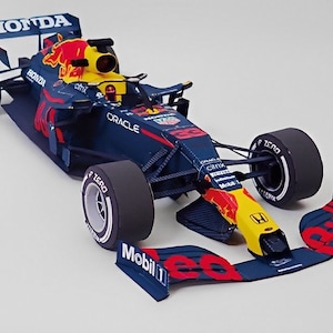 Honda Racing Red Bull RB16 Papercraft Kit | Lowpoly F1 Sculpture | DIY ...