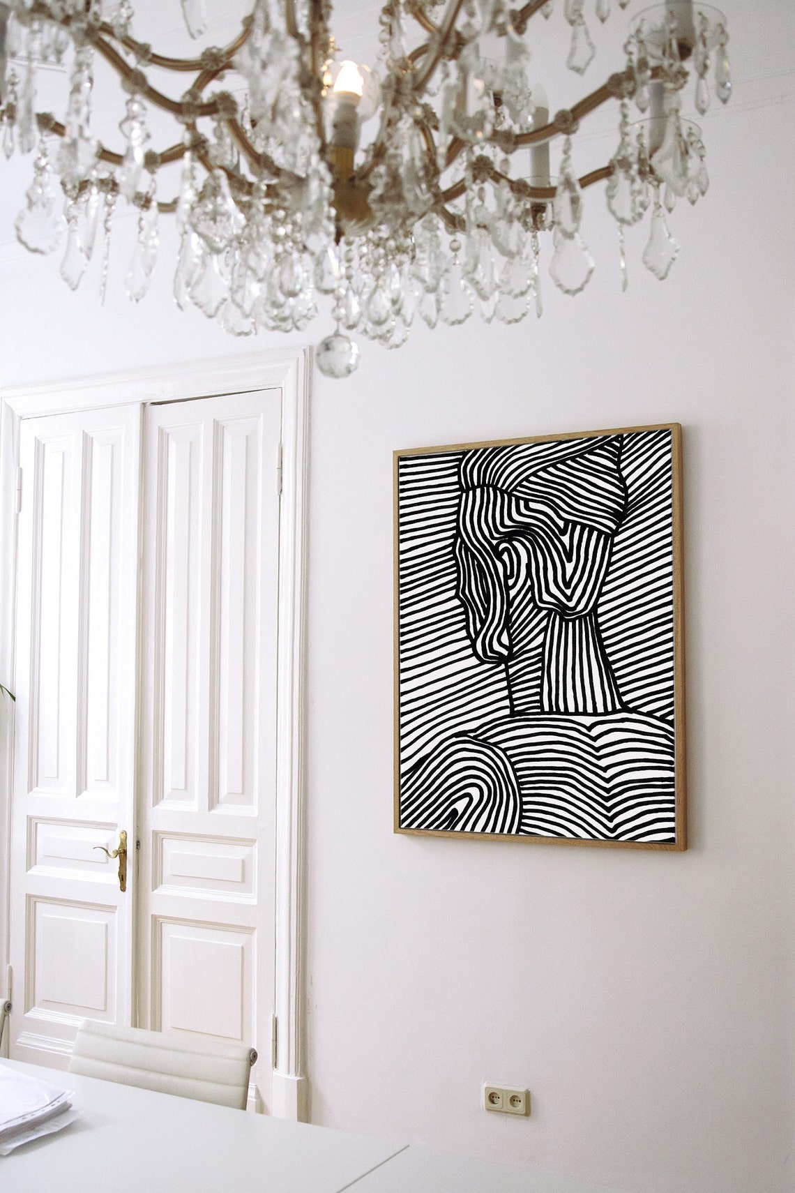 Man Body Line Drawing Male Figure Art Abstract Masculine - Etsy