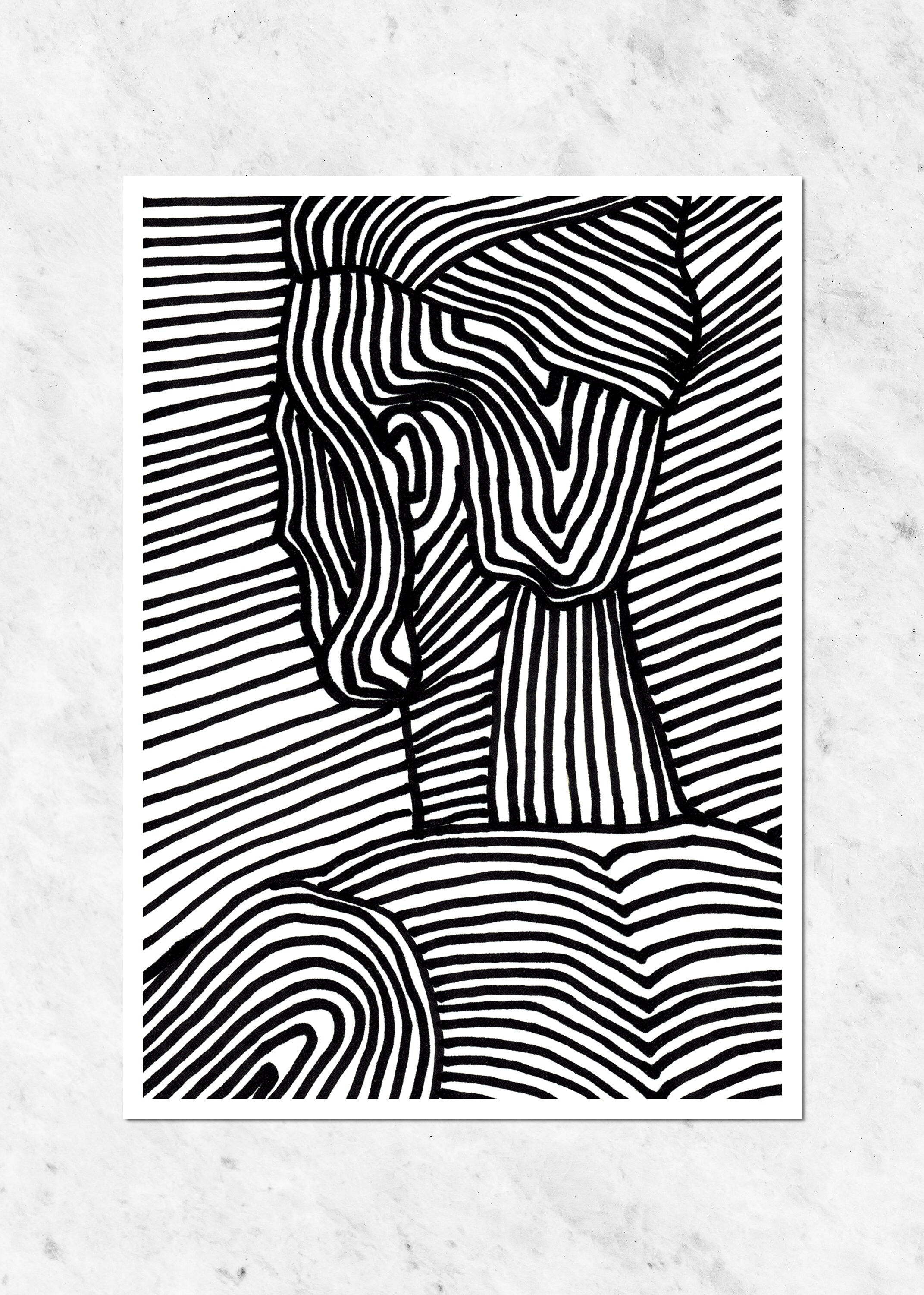 Set of 2 Prints Abstract Art Prints Large Wall Art | Etsy