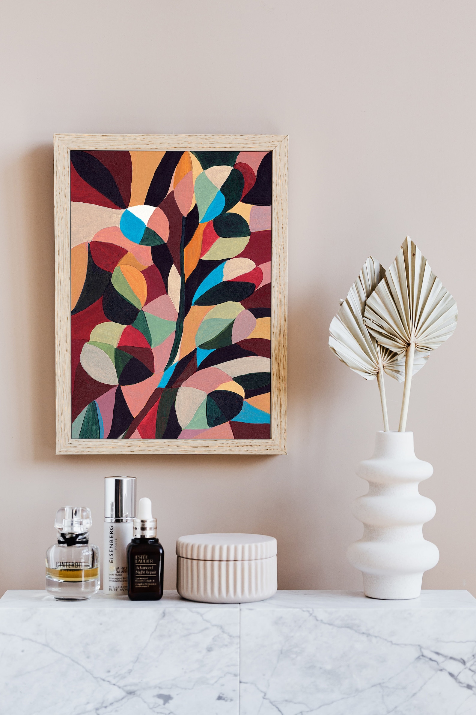 Abstract Floral Prints Set of 3 Botanical Prints Set of 3 - Etsy