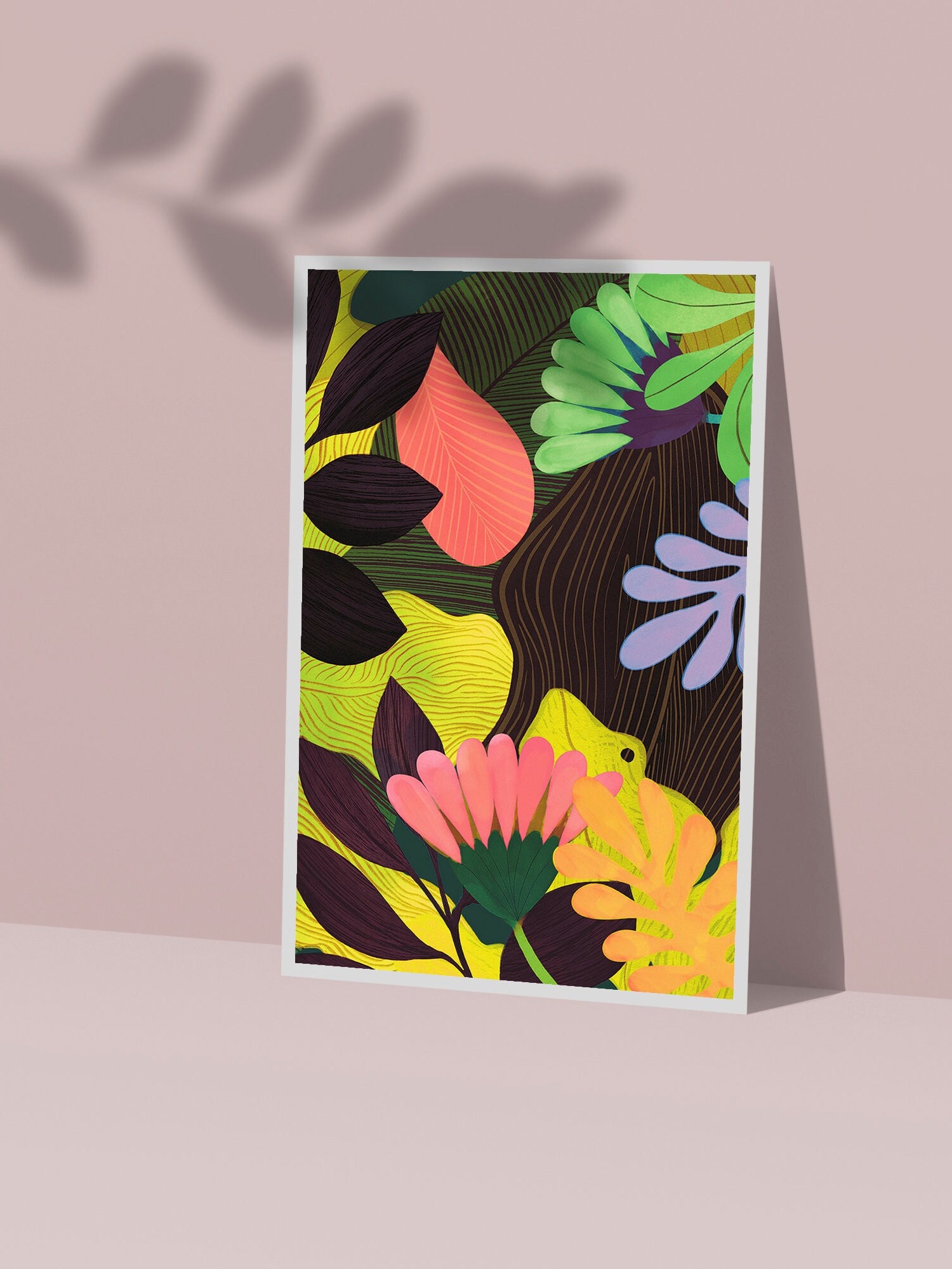 Botanical Art Botanical Art Prints Abstract Botanical - Etsy