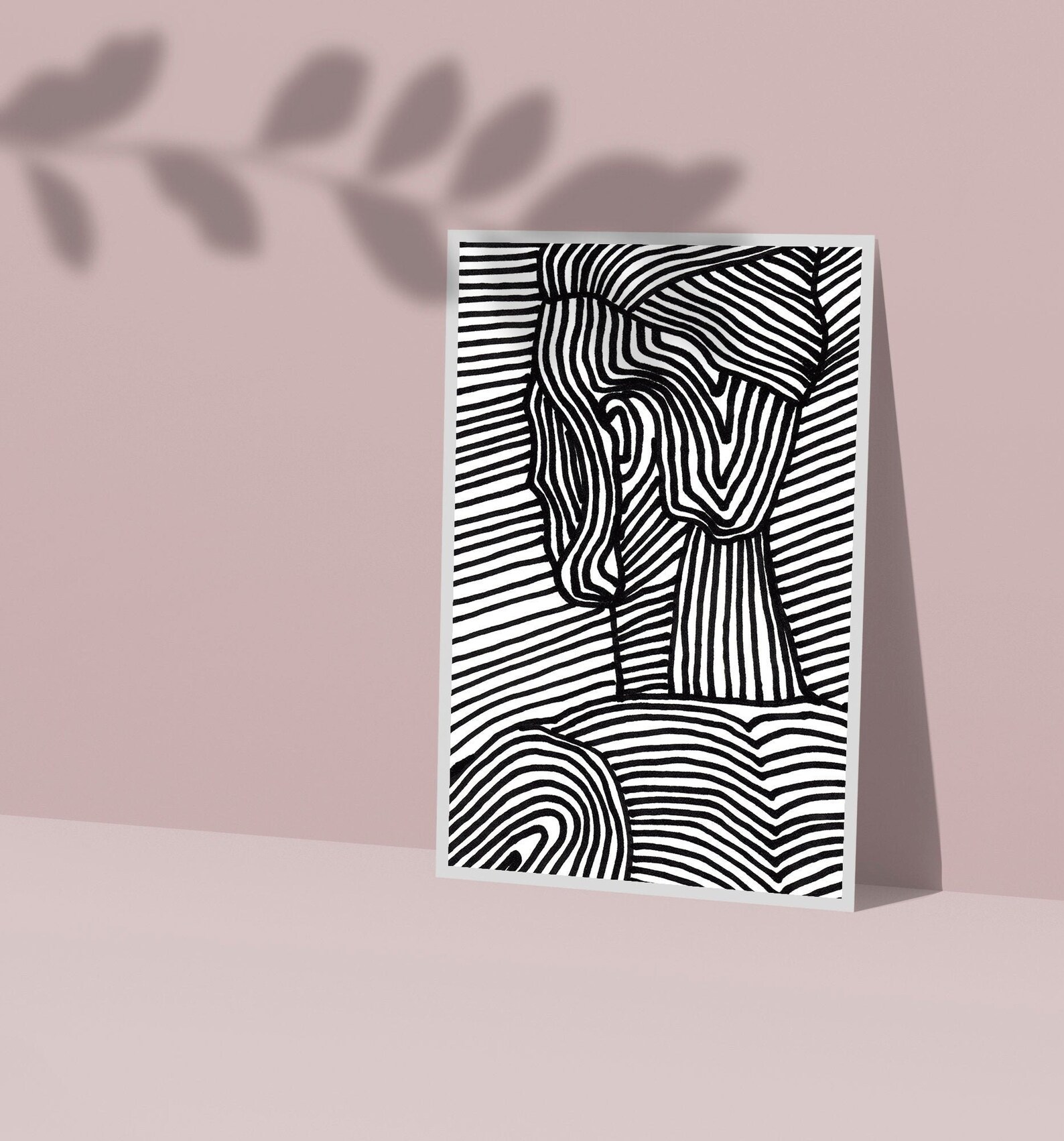 Man Body Line Drawing Male Figure Art Abstract Masculine - Etsy