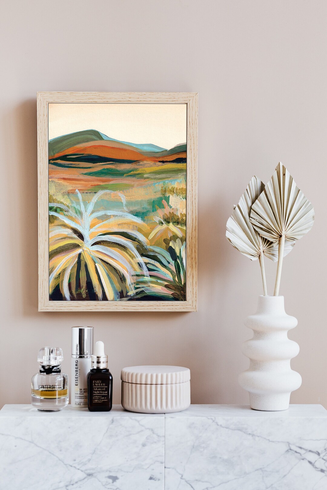 Modern Contemporary Landscape Art Print for Home Decor, Abstract ...