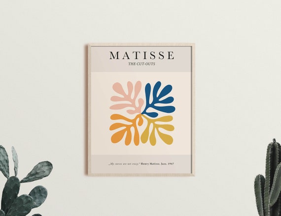 Matisse Cut Outs Abstract Shapes Print Henri Matisse Poster | Etsy