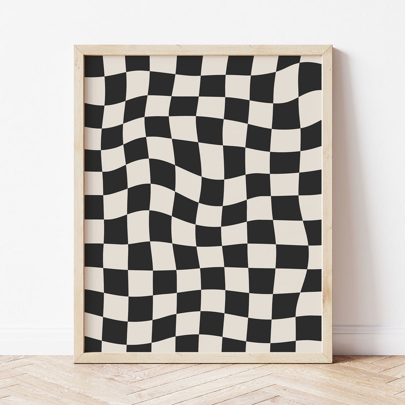 Checkered Print - Etsy