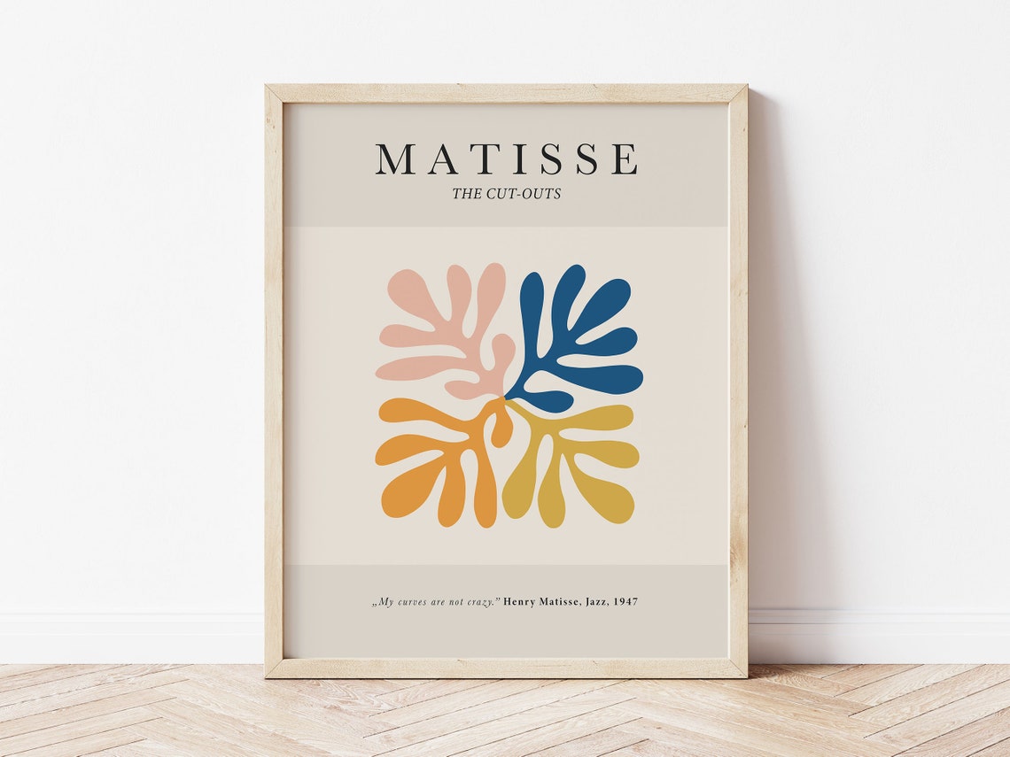 Matisse Cut Outs Abstract Shapes Print Henri Matisse Poster - Etsy